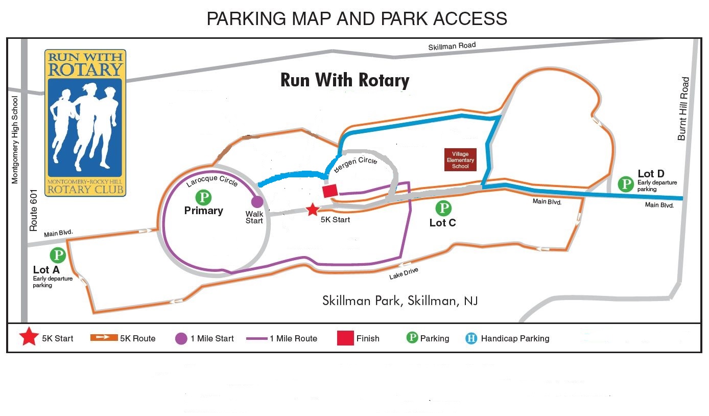 Course & Directions - Run With Rotary